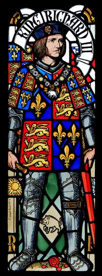 Richard III (Cardiff Castle) Stained Glass Window Cling from Winged Heart